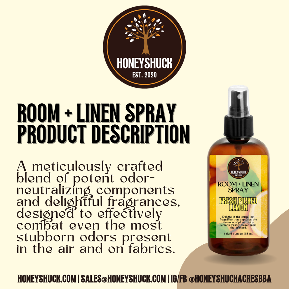 Room + Linen / Car + Upholstery Air Freshener Spray | 1/2 or 1 Gallon ...